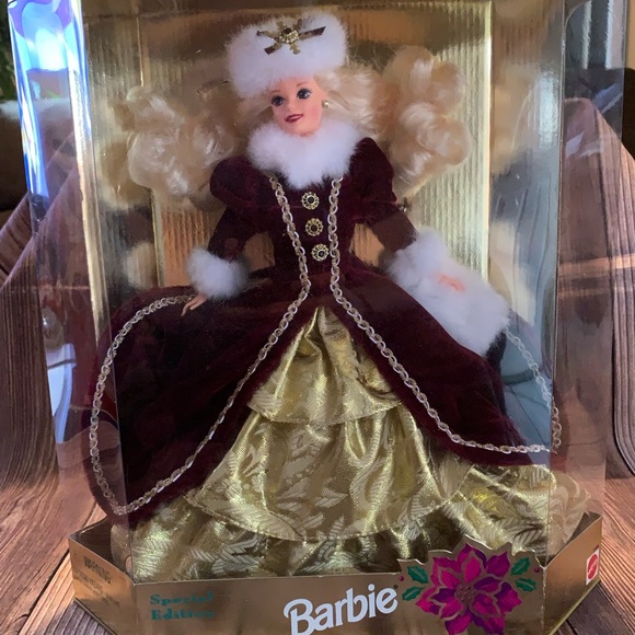 Mattel | Toys | Barbie Retired 996 Happy Holidays Special Edition ...